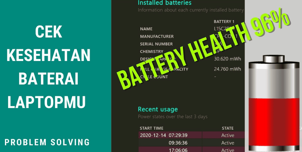 Cara Cek Kesehatan Baterai Laptop Dengan Mudah Dan Cepat - Interogator
